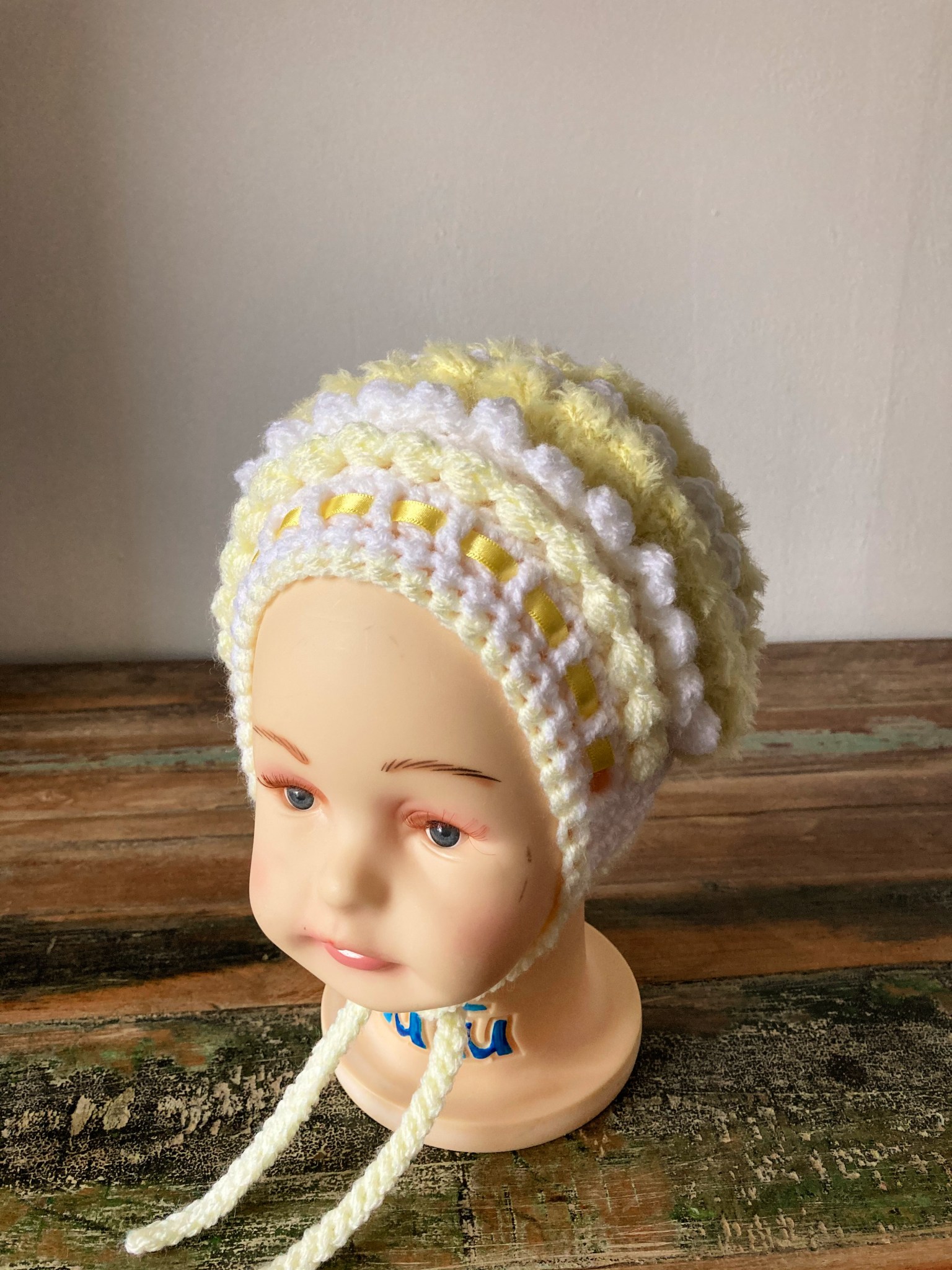 Frilly Baby Bonnet (Crochet Pattern) – Adele Uyan Crochet