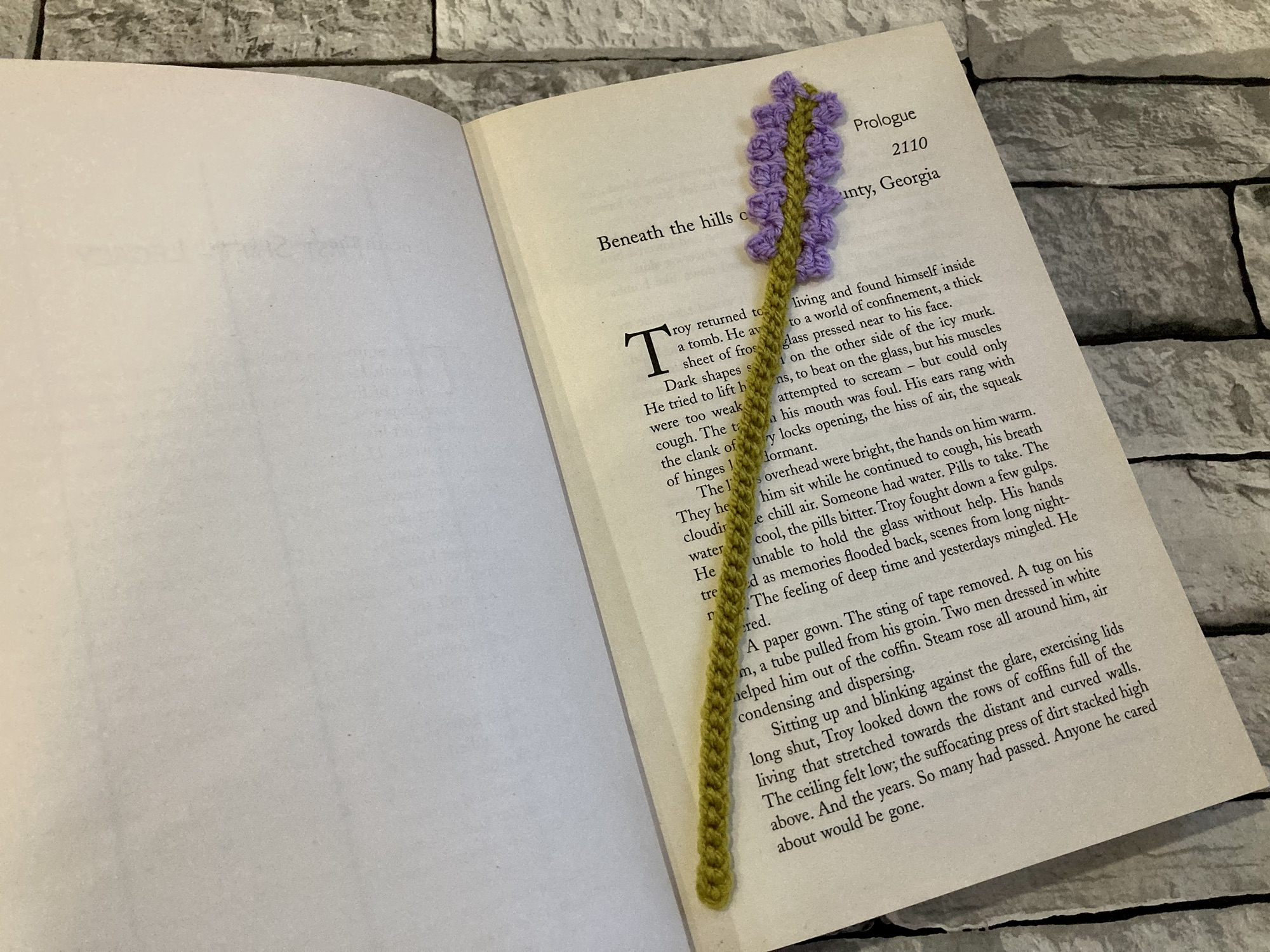 Christmas Crochet Countdown Day 6: Lavender Bookmark – Adele Uyan Crochet