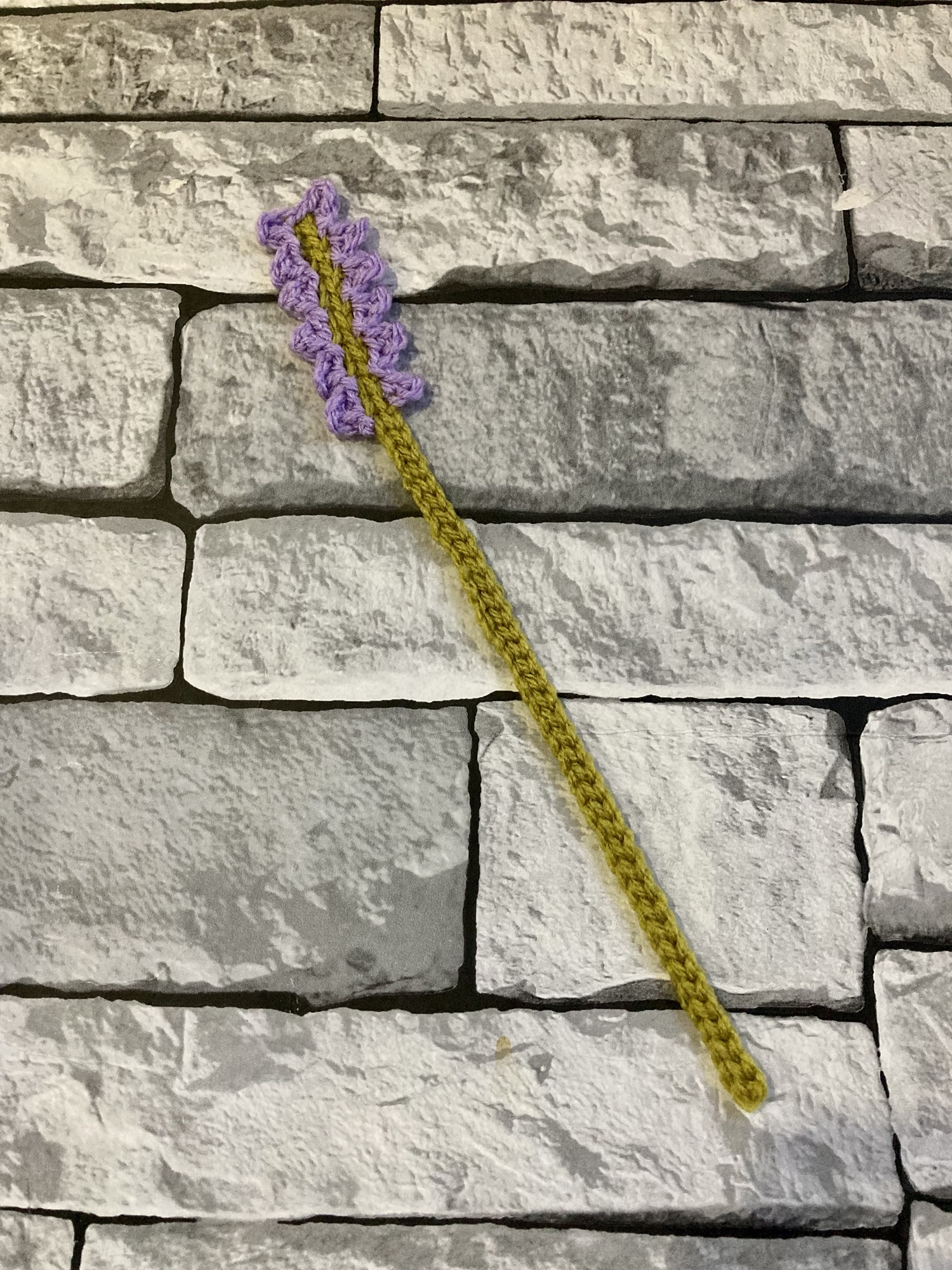 Christmas Crochet Countdown Day 6: Lavender Bookmark – Adele Uyan Crochet